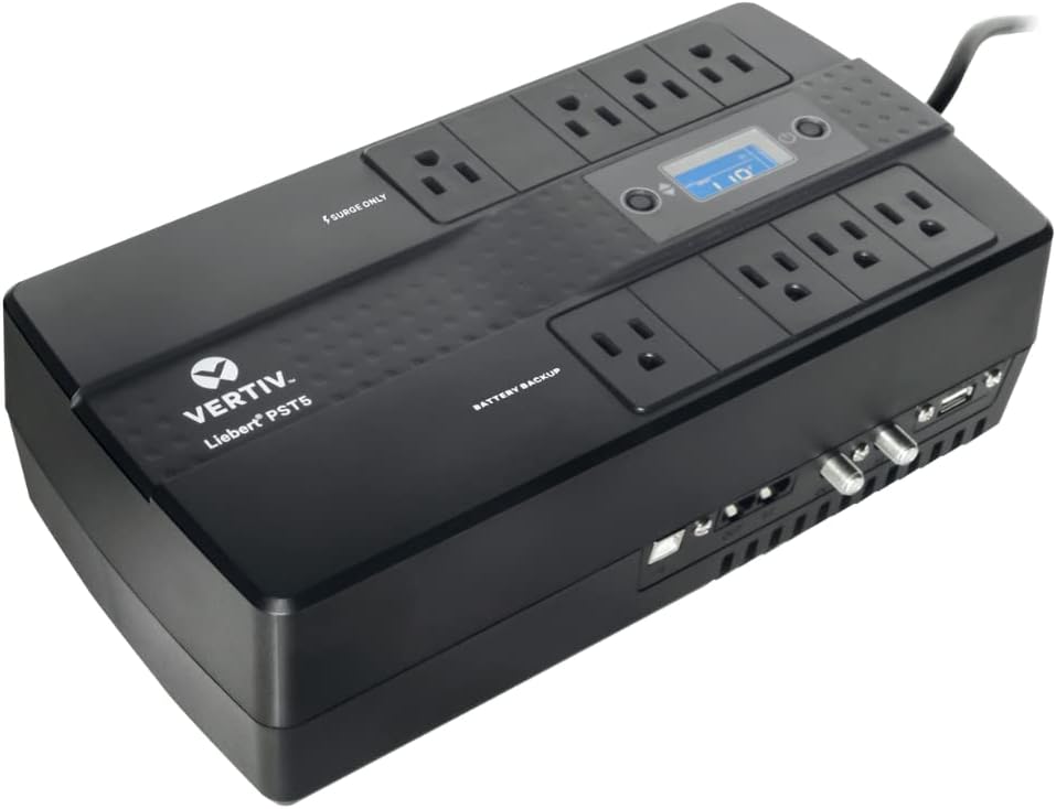 PST5-850MT120 Liebert 850va/500W UPS Battery Backup & Surge Protector ...