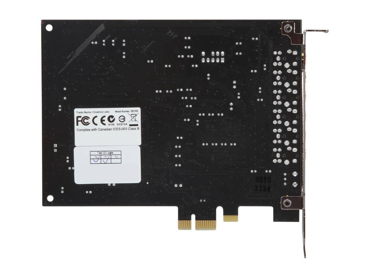 SB1550 Creative Sound Blaster Audigy RX PCIe Sound Card 054651187245 ...