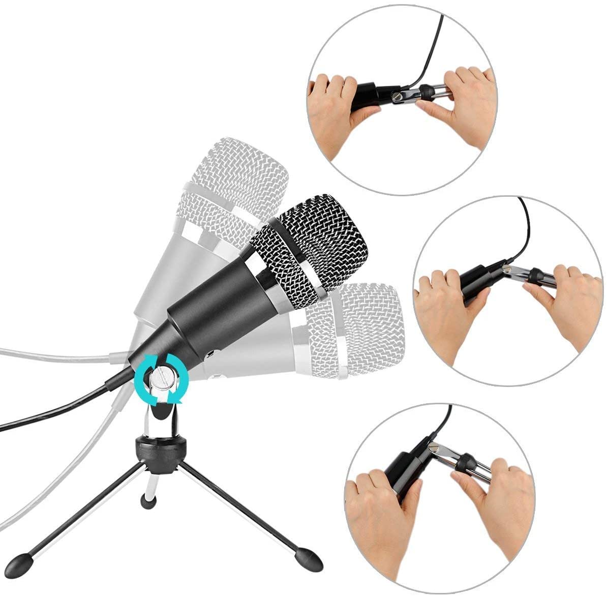 Rode Microphone Fifine USB Condenser Microphone For PC Computer And Mac ...